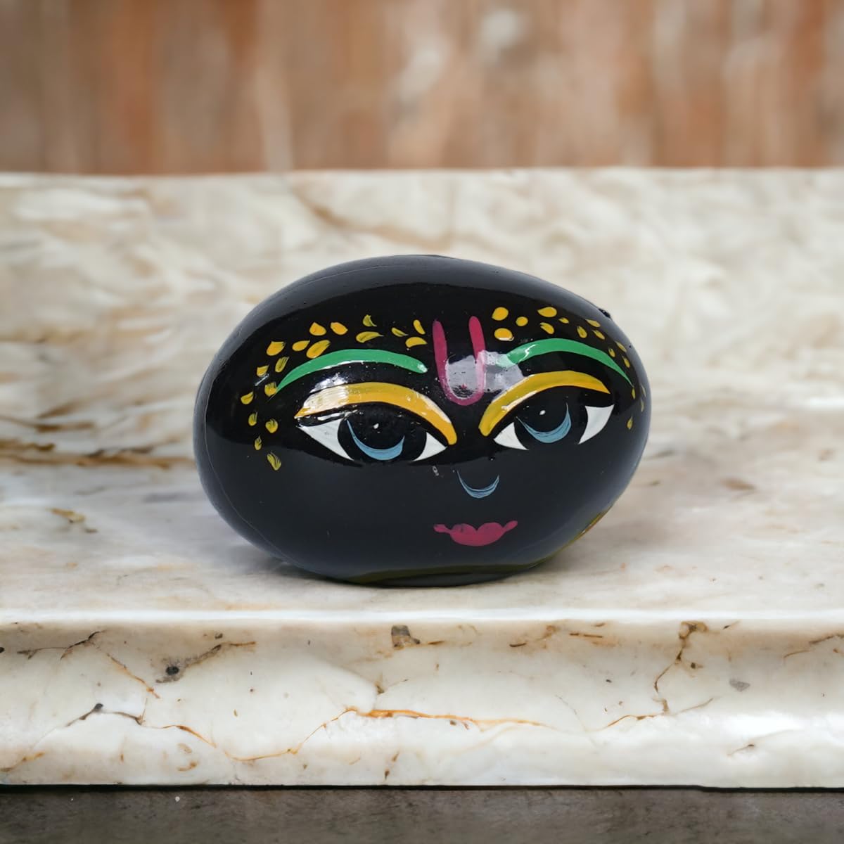 Buy Shiv Shaligram Stone & Brass Thali Combo Online | Authentic Puja ...
